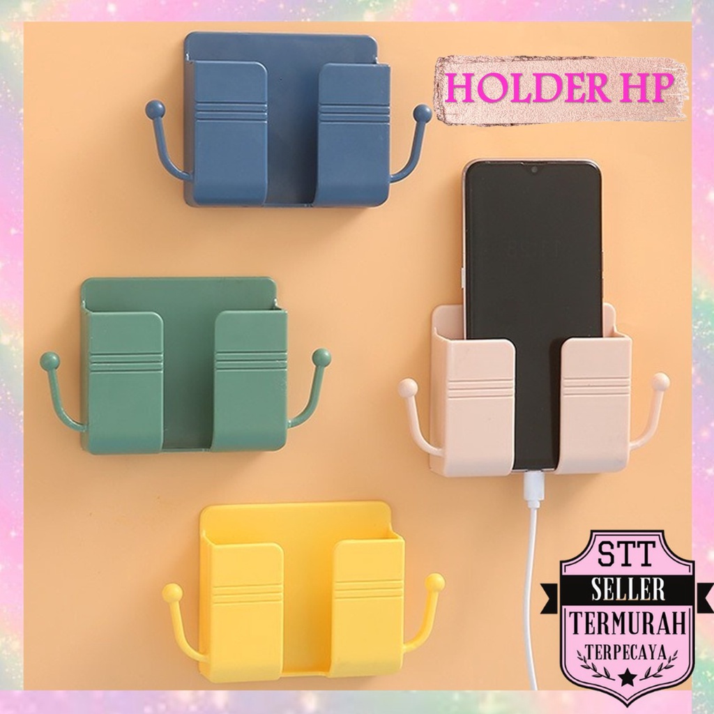 Jual STT Holder HP Tempel Dinding Rak Serbaguna Colokan HP Remot Tempel ...