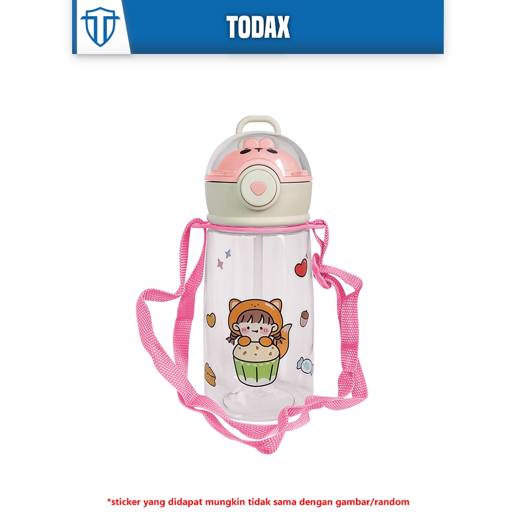 Jual TODAX NEW Botol Minum Air Anak Sekolah Tali BPA Free Diller ...