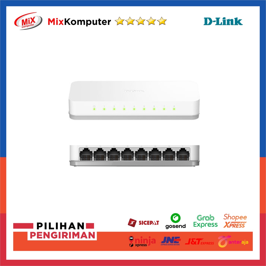Jual Desktop Switch HUB D-LINK 8Port DES-1008C | Shopee Indonesia