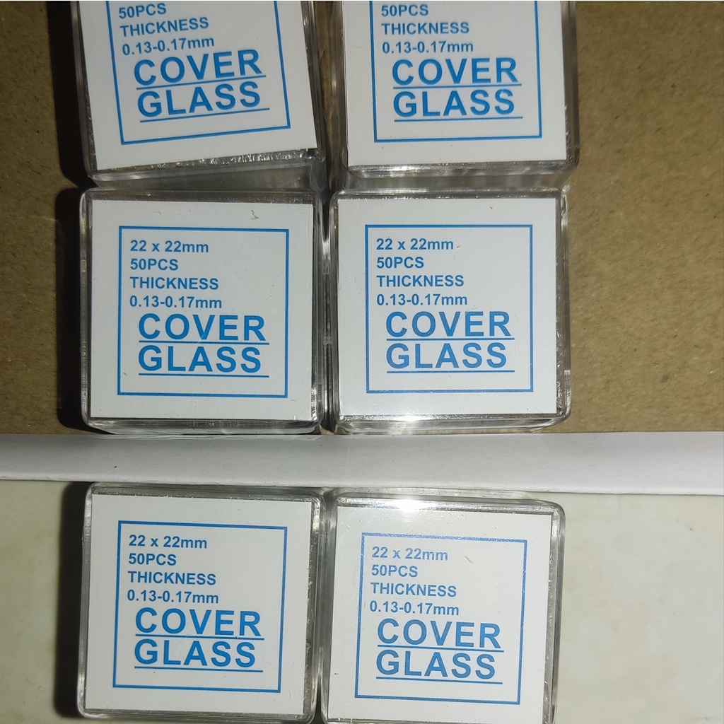 Jual Cover glass deck glass kaca penutup slide 22 x 22 mm | Shopee ...
