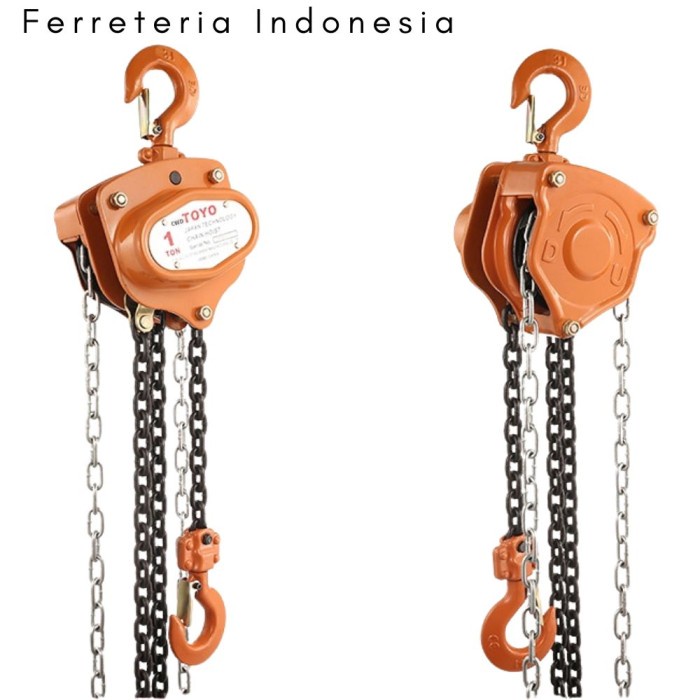 Jual CHAIN BLOCK HSZ / ALAT ANGKAT 1-10 TON / 3-10 METER | Shopee Indonesia