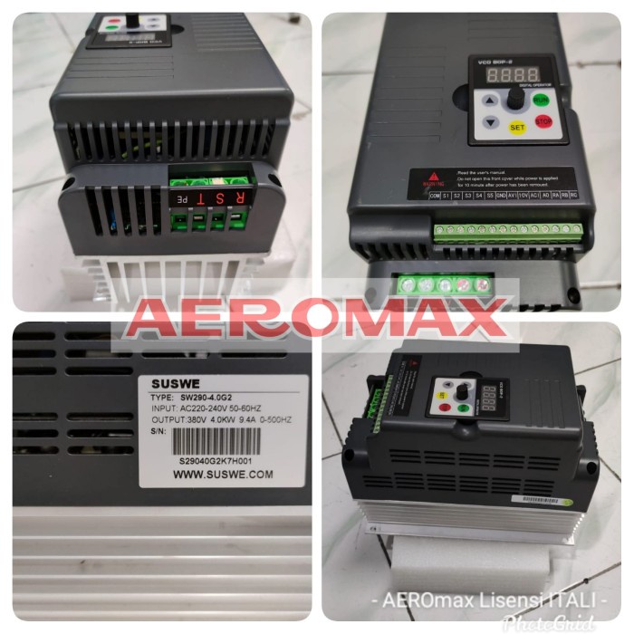 Jual Terlaris Suswe Inverter 5.5Hp 4Kw Input 1Phase 220V Output 3Phase 380V | Shopee Indonesia