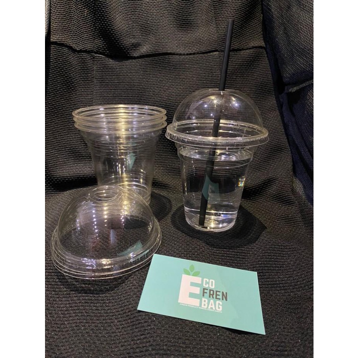 Jual Pla Cup 12 Oz, Drink Cup Bening Ramah Lingkungan Ecofrenbag ...