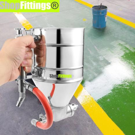 Jual Spray Gun Hopper Paint Texture Cement Alat Semprot Cat Tekstur ...