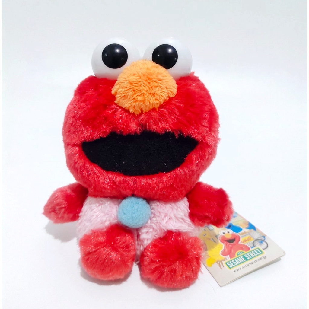Jual Boneka Baby Elmo Original Sesame Street Beans Doll | Shopee Indonesia
