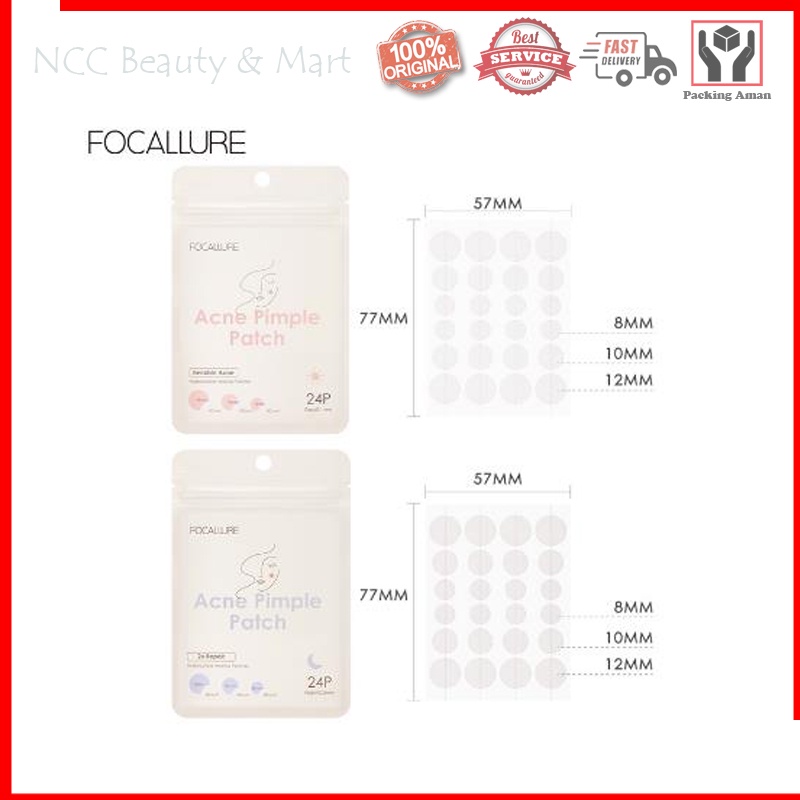 Jual * NCC * Focallure Acne Pimple Patch Treatment Jerawat Day Or Night FA186 | Shopee Indonesia