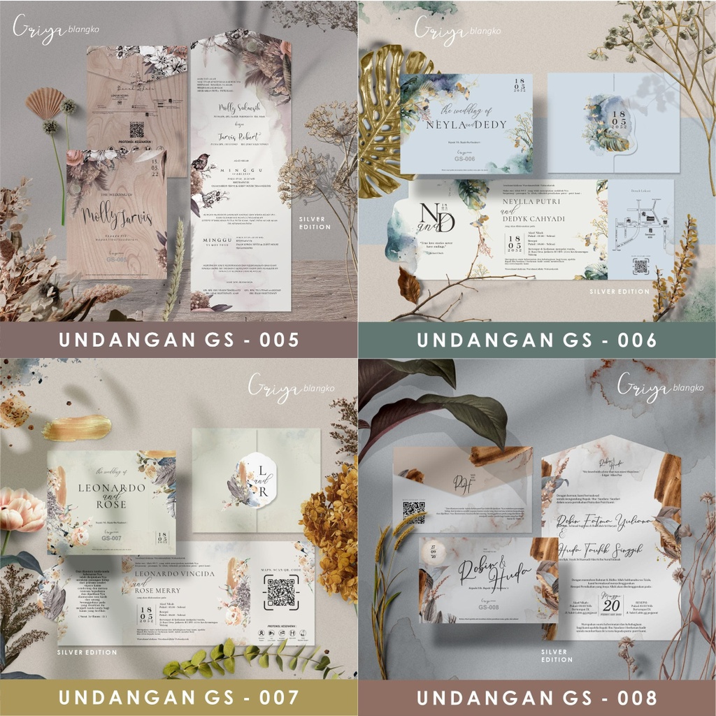 Jual UNDANGAN PERNIKAHAN MURAH AESTHETIK - UNDANGAN GRIYA - UNDANGAN ...