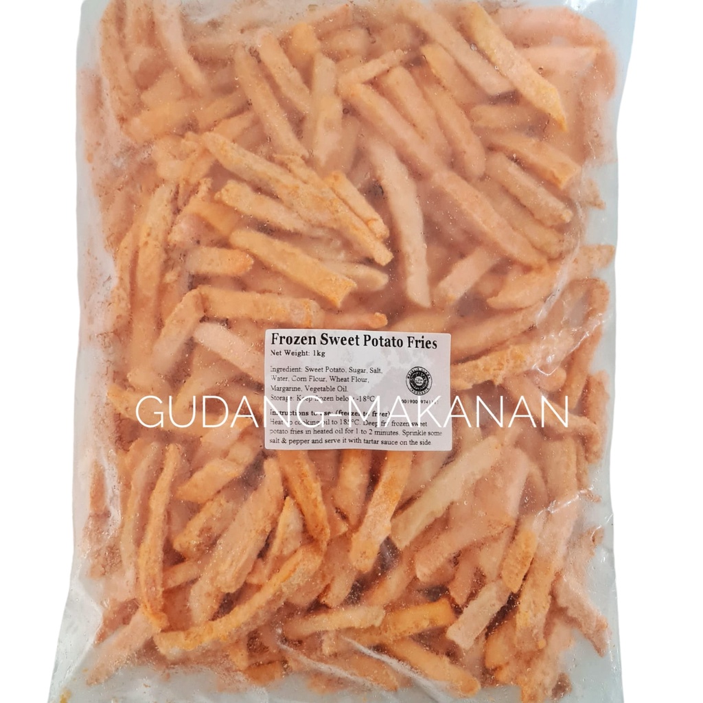 Jual Frozen Sweet Potato Coated / Ubi Goreng Renyah 1 kg | Shopee Indonesia