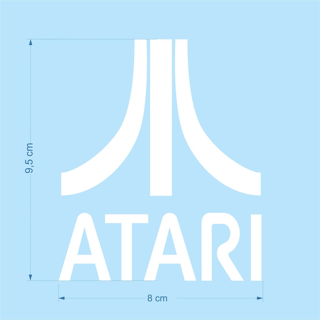 Jual Cutting sticker stiker motor mobil atari classic console logo ...