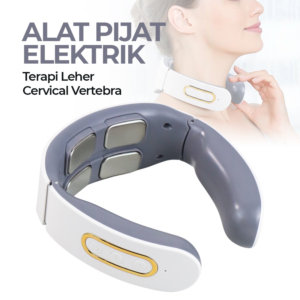 Jual Alat Pijat Elektrik Terapi Leher dan Punggung Cervical Vertebra ...