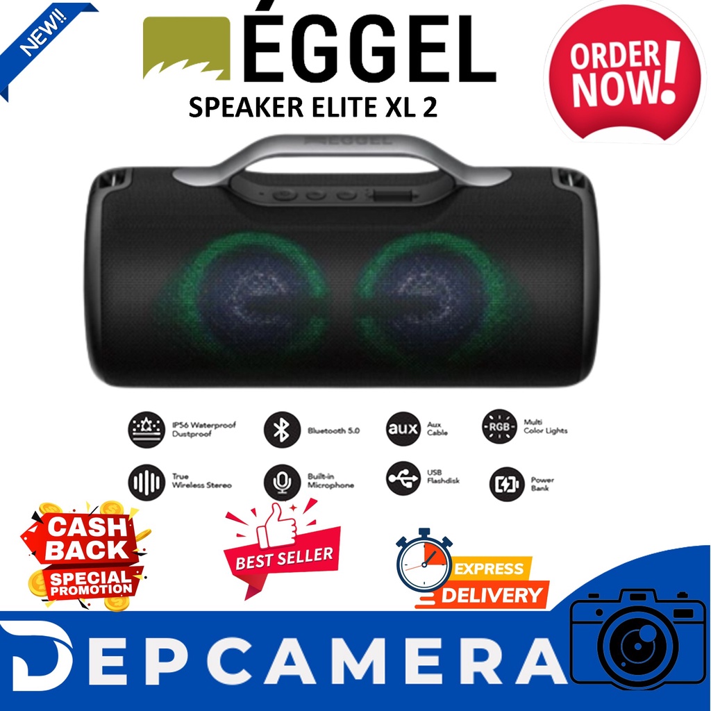 Jual Eggel Elite XL Waterproof Action Portable Bluetooth Speaker ...