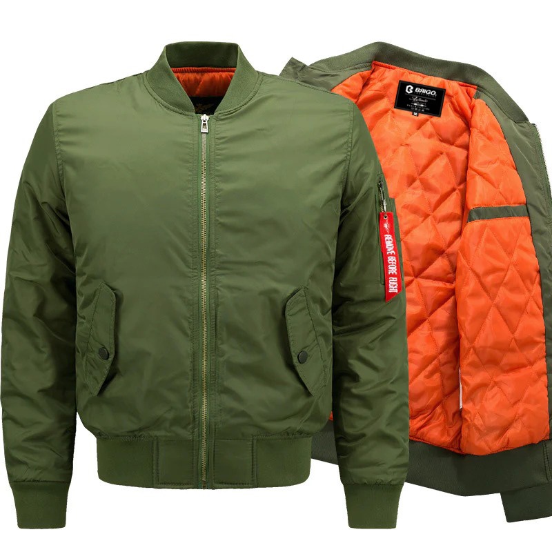 Jual BRIGO Bomber Varsity Polos || BRIGO Jaket Bomber Polos || Bahan ...