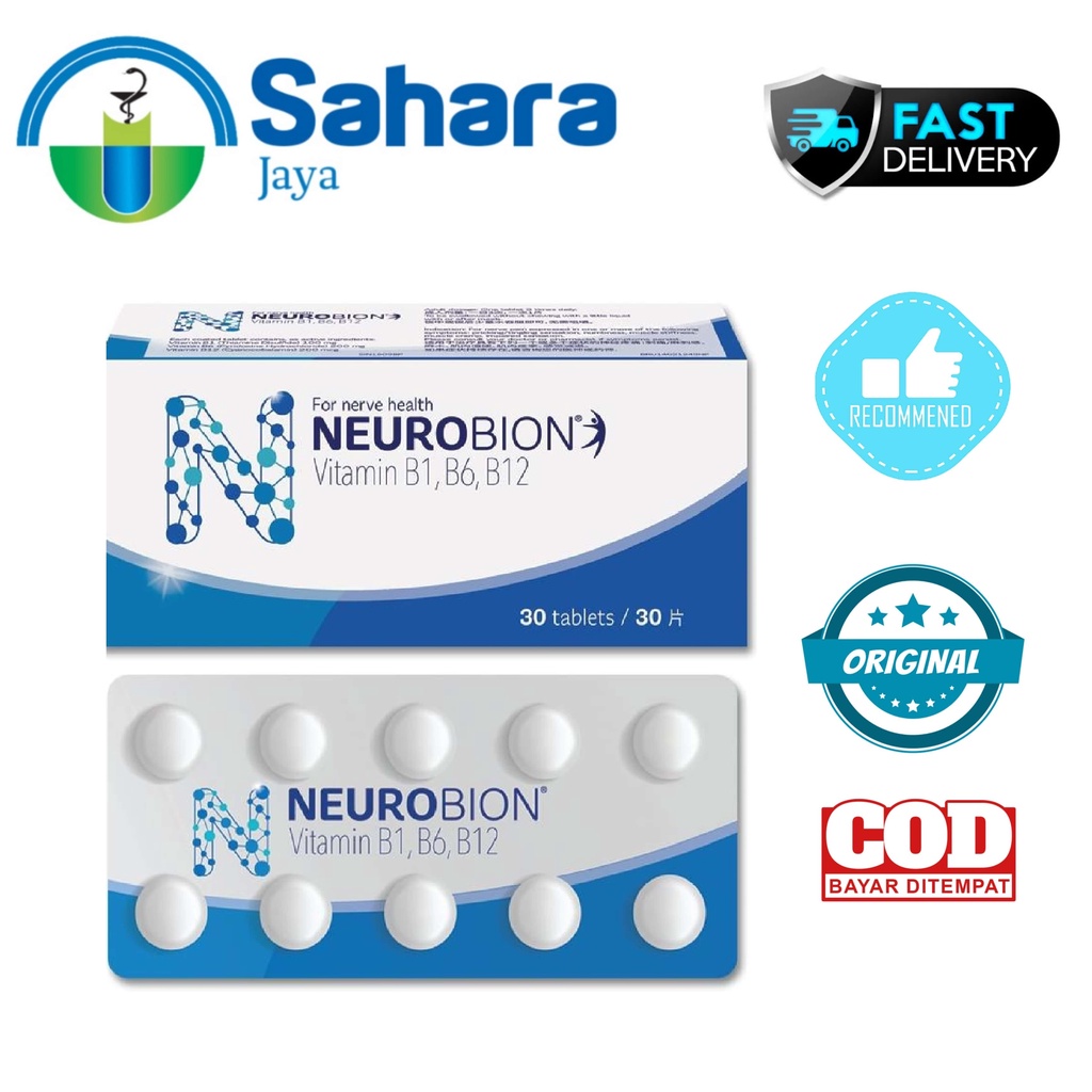 Jual [SJ] Neurobion 10 Tablet - Suplemen Kesehatan Saraf | Shopee Indonesia
