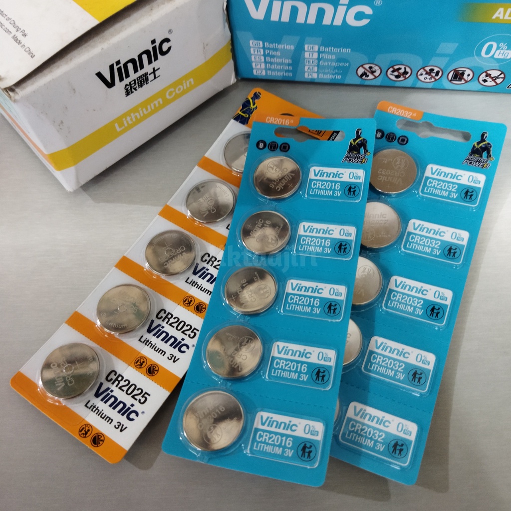 Jual Baterai Bagus - Merk VINNIC 2016 | 2025 | 2032 Lithium 3V | Shopee Indonesia