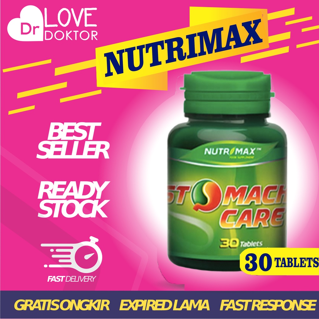 Jual NUTRIMAX STOMACH CARE VITAMIN OBAT ASAM LAMBUNG 30 TABLET | Shopee Indonesia
