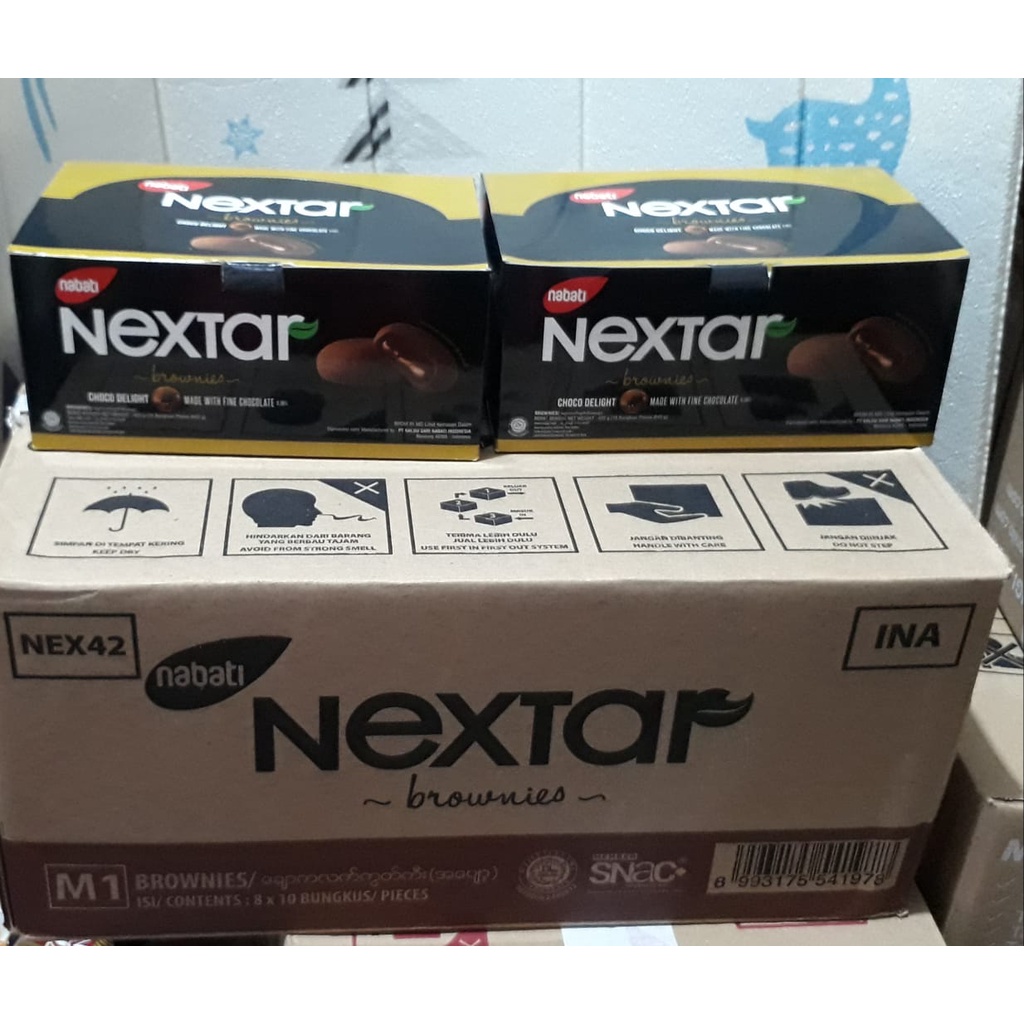 Jual 1 Dus Nextar Brownies / Nanas / Strawberry / Krimero / Blueberry ...