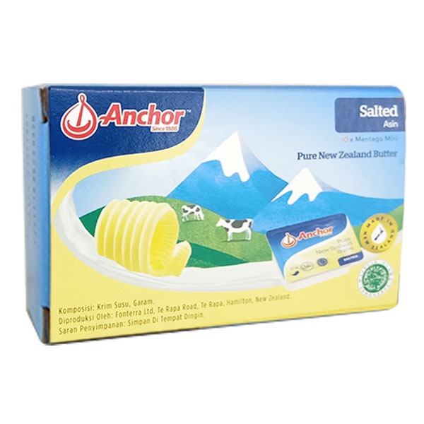 Jual ANCHOR BUTTER SALT 10 PCS X 7 GR | Shopee Indonesia