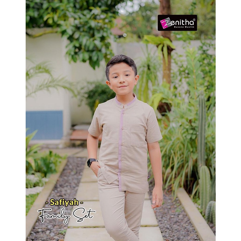 Jual Zenitha Sarimbit Safiyah Beige - Sarimbit Keluarga Lebaran Couple ...
