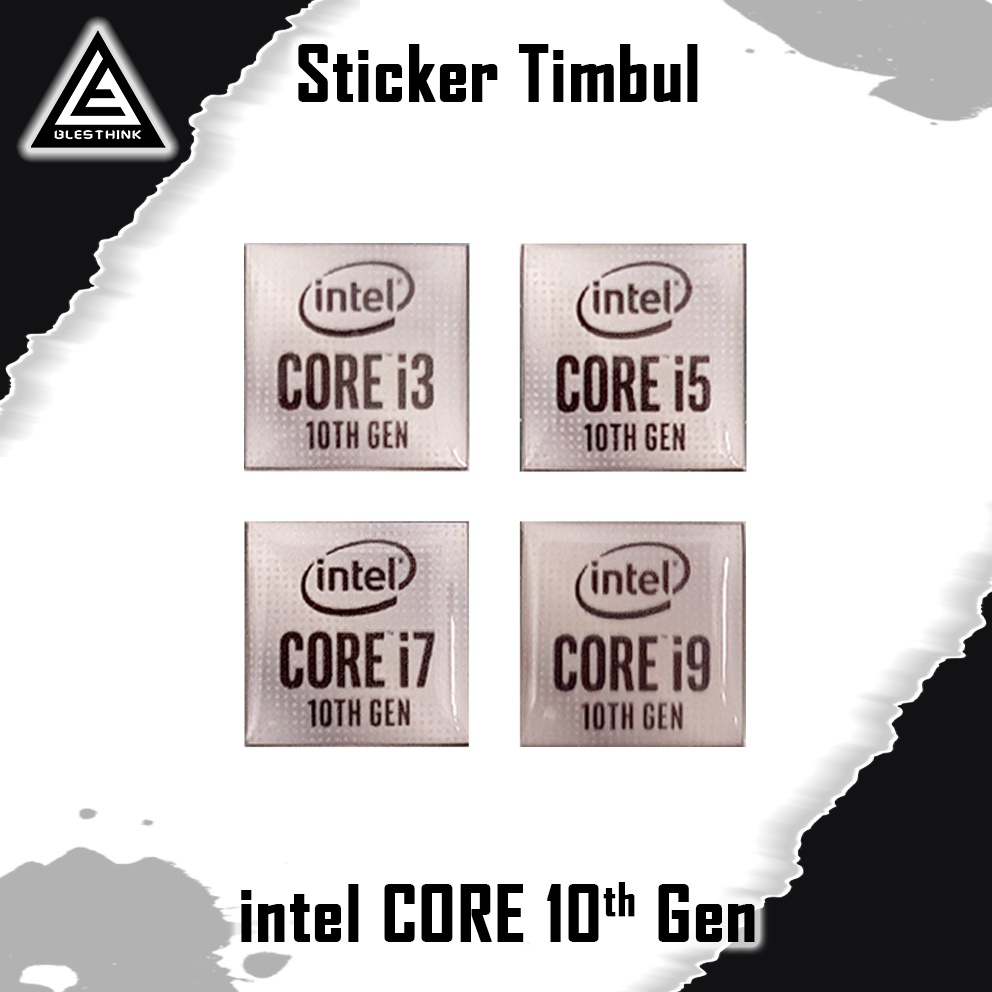 Jual Stiker Timbul Emblem intel core i3 i5 i7 i9 gen 10 | Shopee Indonesia