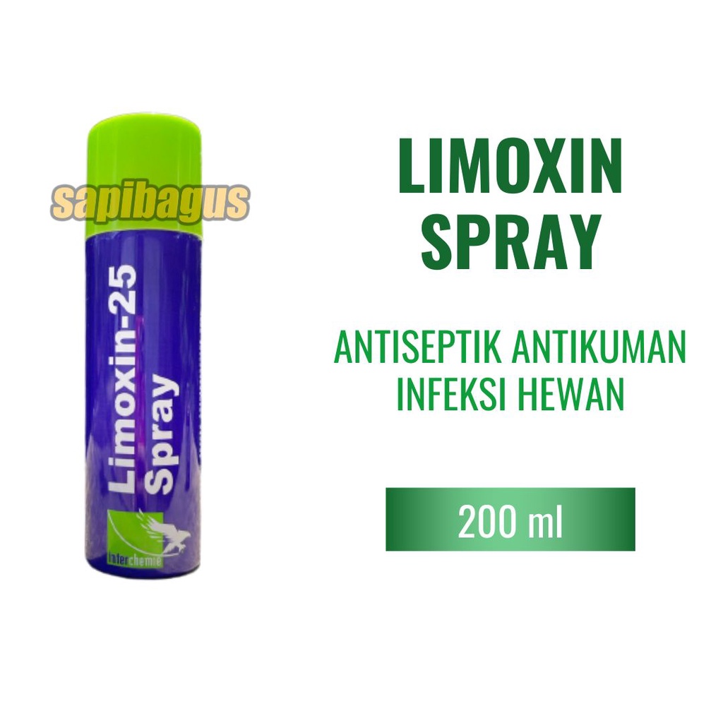 Jual Limoxin Spray 200 ml - Antiseptik Ternak - Sapibagus | Shopee ...
