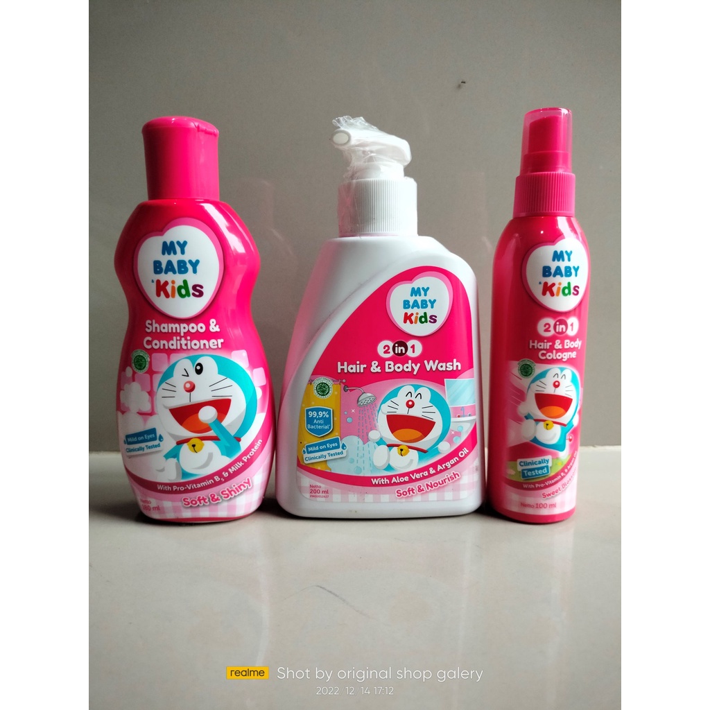 Jual Paket Perlengkapan Mandi Anak My Baby Kids Doraemon Series Sabun ...