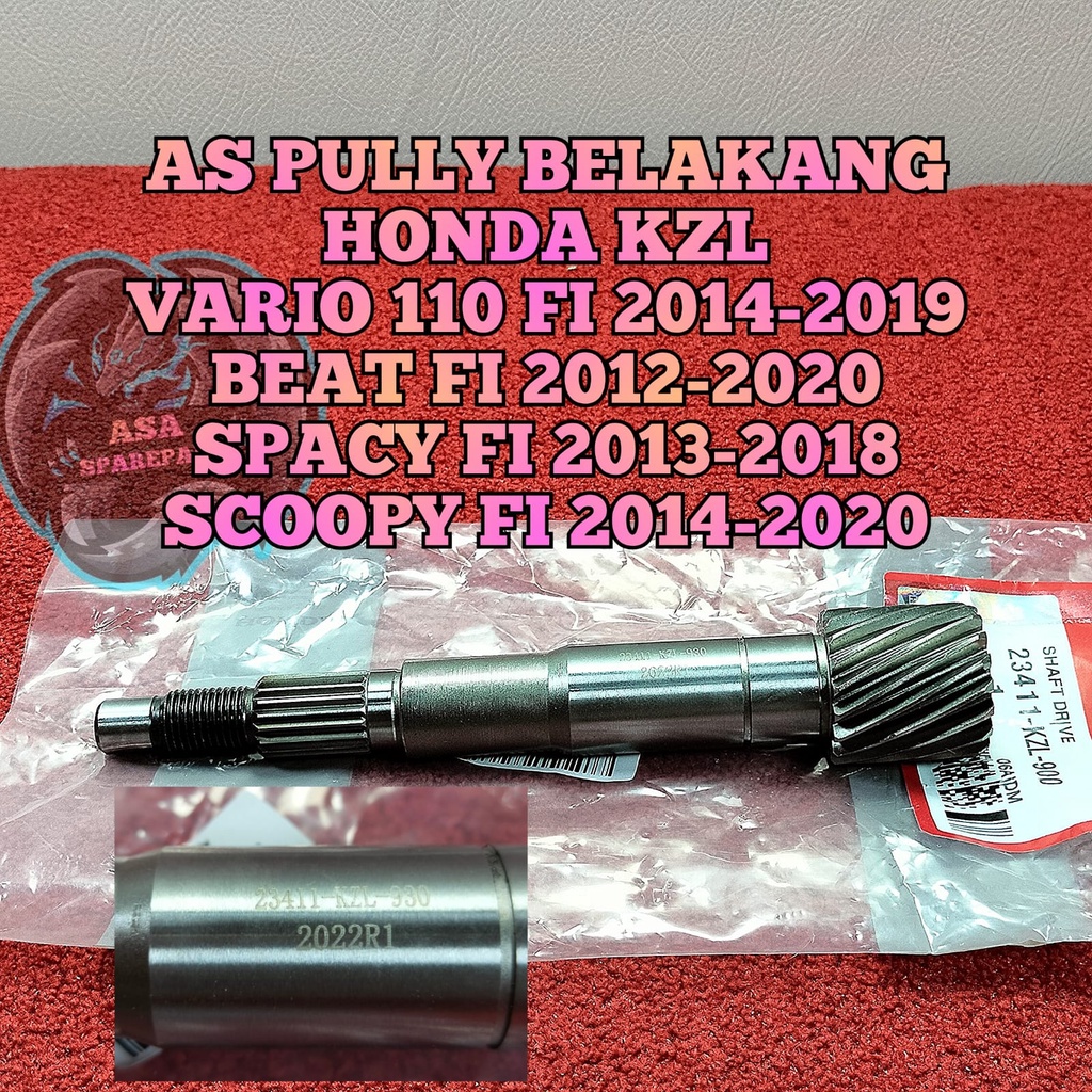 Jual As Pully Kzl Motor Honda Beat Fi , Beat Esp , Beat Pop , Scoopy FI ...