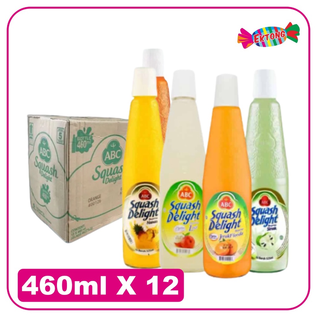 Jual ABC SQUASH SIRUP 460ML PER DUS ISI 12 BOTOL | Shopee Indonesia