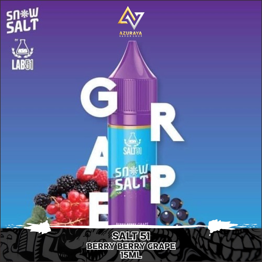 Jual Salt 51 Snow Salt Berry Berry Grape 15ML by Lab51 | Shopee Indonesia