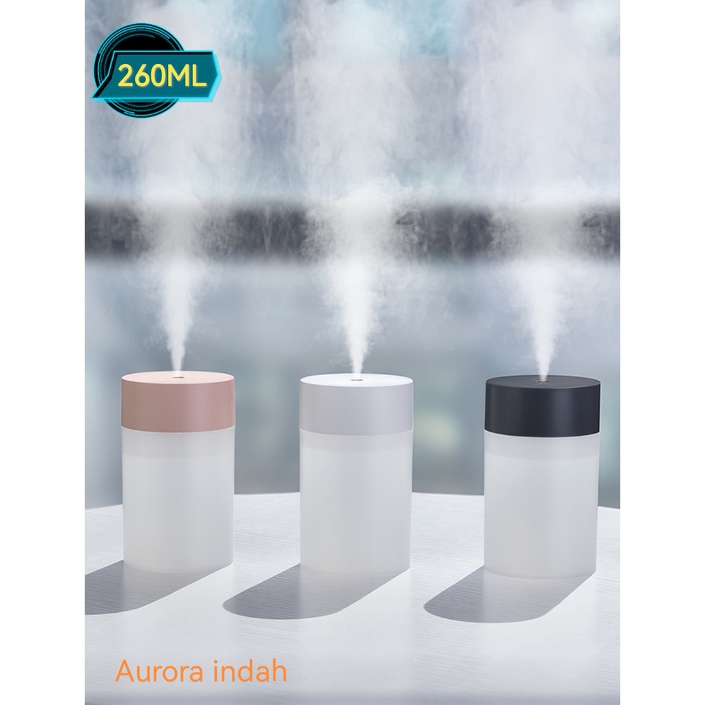 Jual Humidifier Diffuser air aromatherapy 260 ml with 7 colour LED Lamp ...