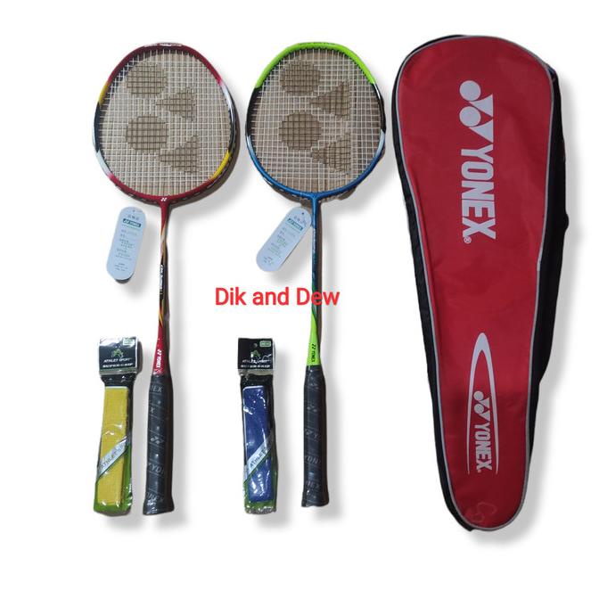 Jual Raket Badminton yonex [lengkap] shuttlecock isi 12 dan satuan ...