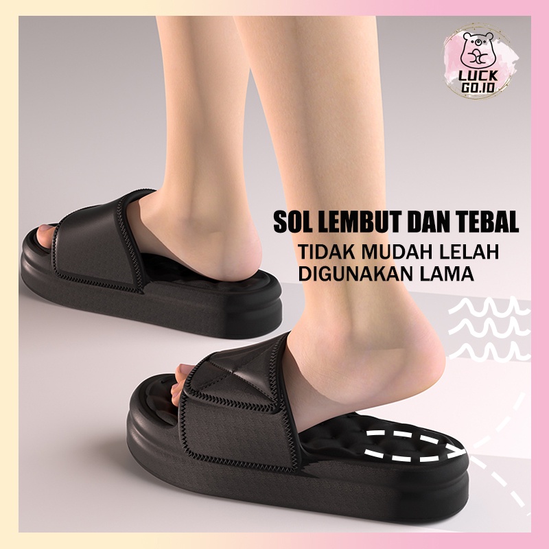 Jual Sandal Selop Sandal Wanita Sandal Rumah Jelly Import Nyaman Empuk ...