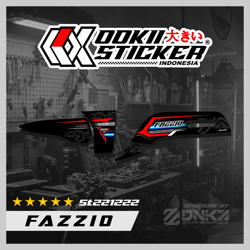 Jual Stiker Honda Fazzio Decal Striping FAZZIO ST221222 OOKII | Shopee ...