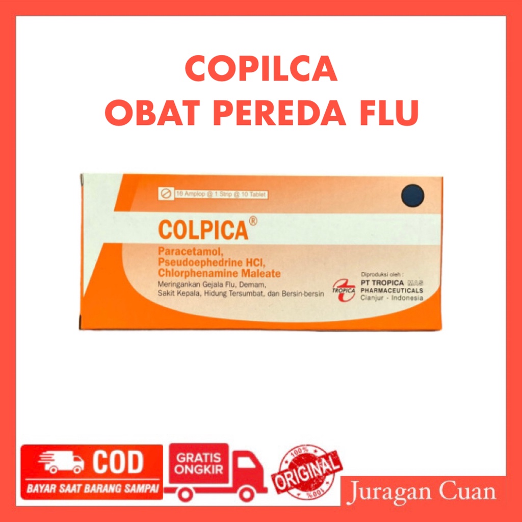 Jual COPILCA OBAT PEREDA FLU PILEK 1 STRIP ISI 10 TABLET MEREDAKAN ...