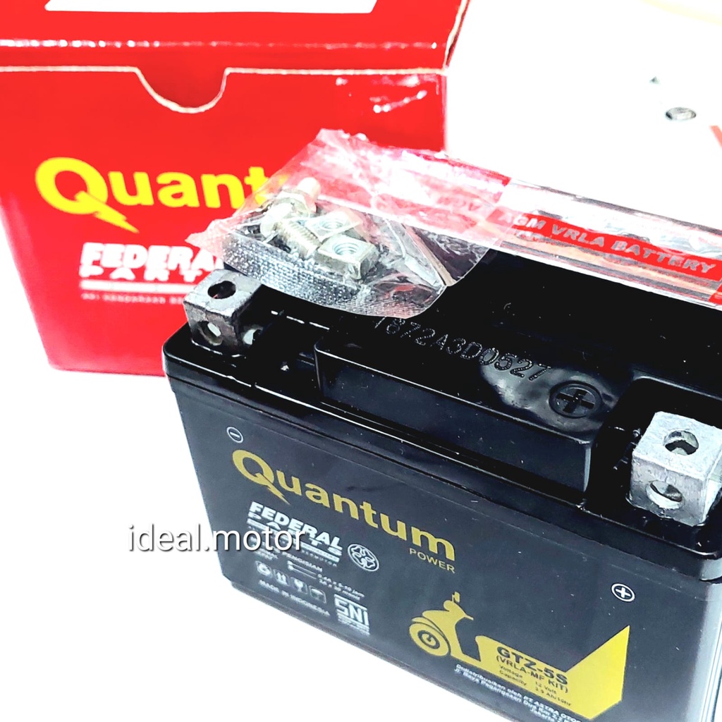 Jual Aki Quantum Battery 12V 3.5Ah GTZ5S KIT FP GTZ5S KITB | Shopee ...
