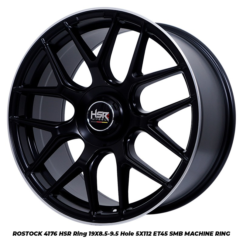Jual Harga Velg Mobil Racing HSR Type Rostock Ring 19 Lebar 85/95 Et 45 Buat Mercy | Shopee ...
