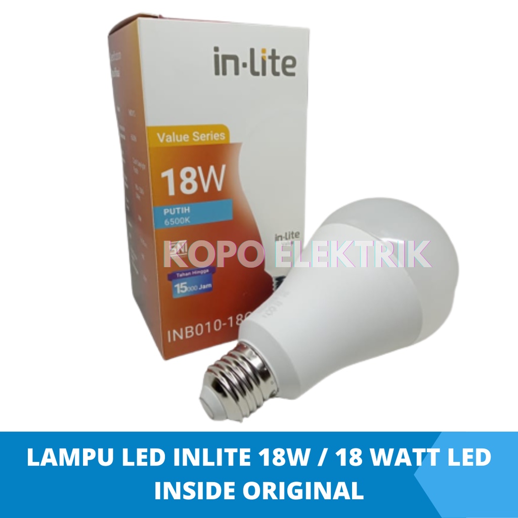 Jual Lampu Led Inlite 18 Watt VALUE putih ORIGINAL INB010 | Shopee Indonesia