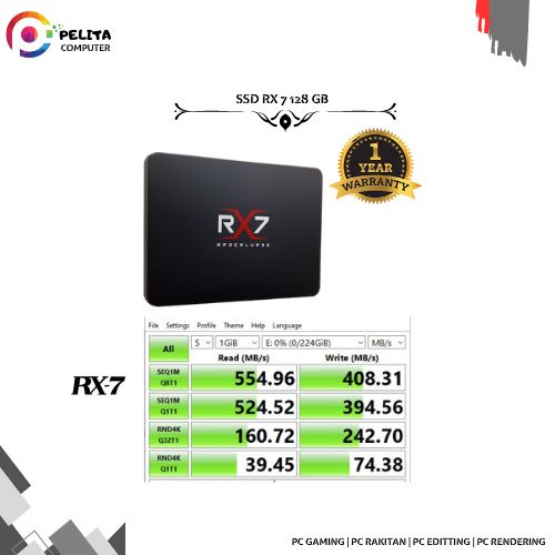 Jual SSD RX7 128GB SATA 2.5" GARANSI RESMI | Shopee Indonesia