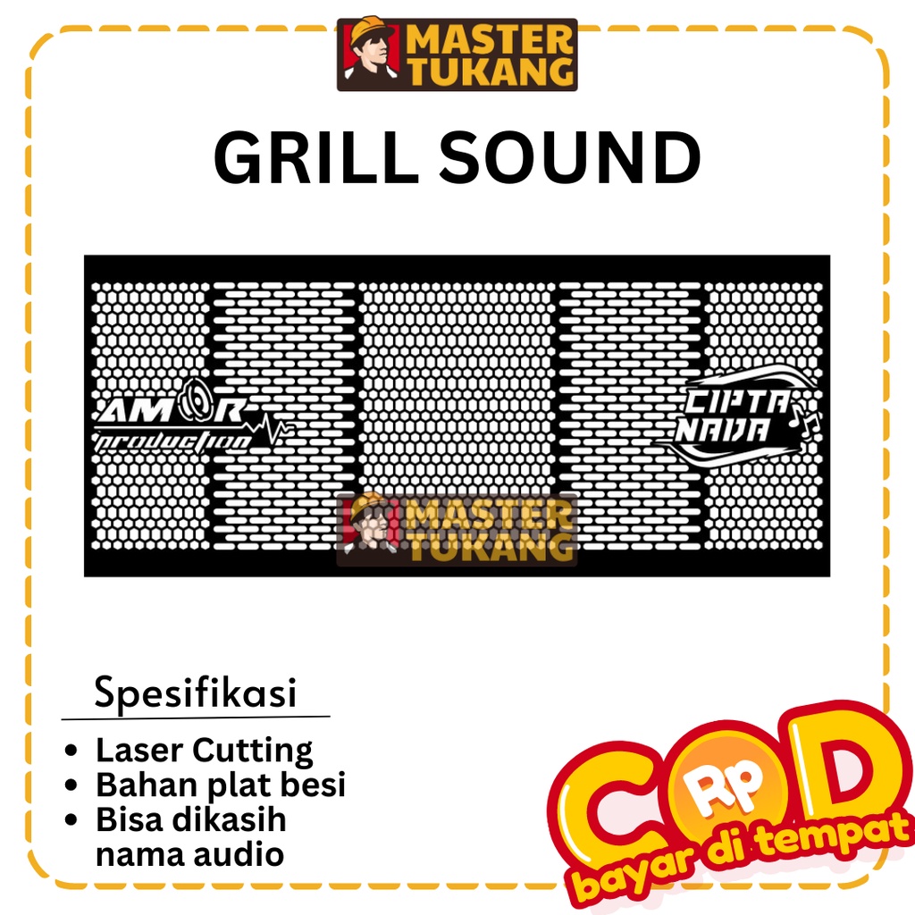 Jual Grill Sound System Audio Costum Ukuran Dan Desain | Shopee Indonesia