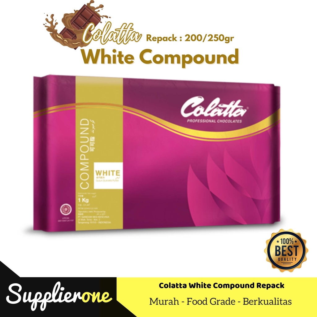 Jual Colatta White Compound 200/250gr / White Coklat Colatta / Coklat ...