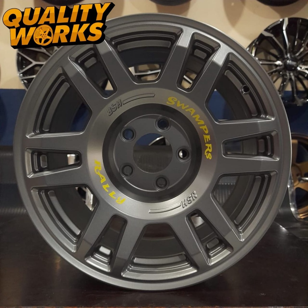 Jual VELG MOBIL JIMNY R15 HSR SWAMPERS R15X8 H5X139,7 ET0 SMB MOBIL ...