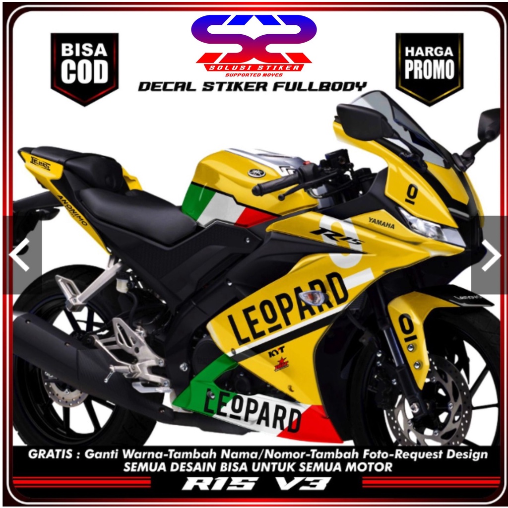 Jual Stiker Decal R15 V3 Full Body Keren Stiker R15 V3 Stiker Decal R15 ...