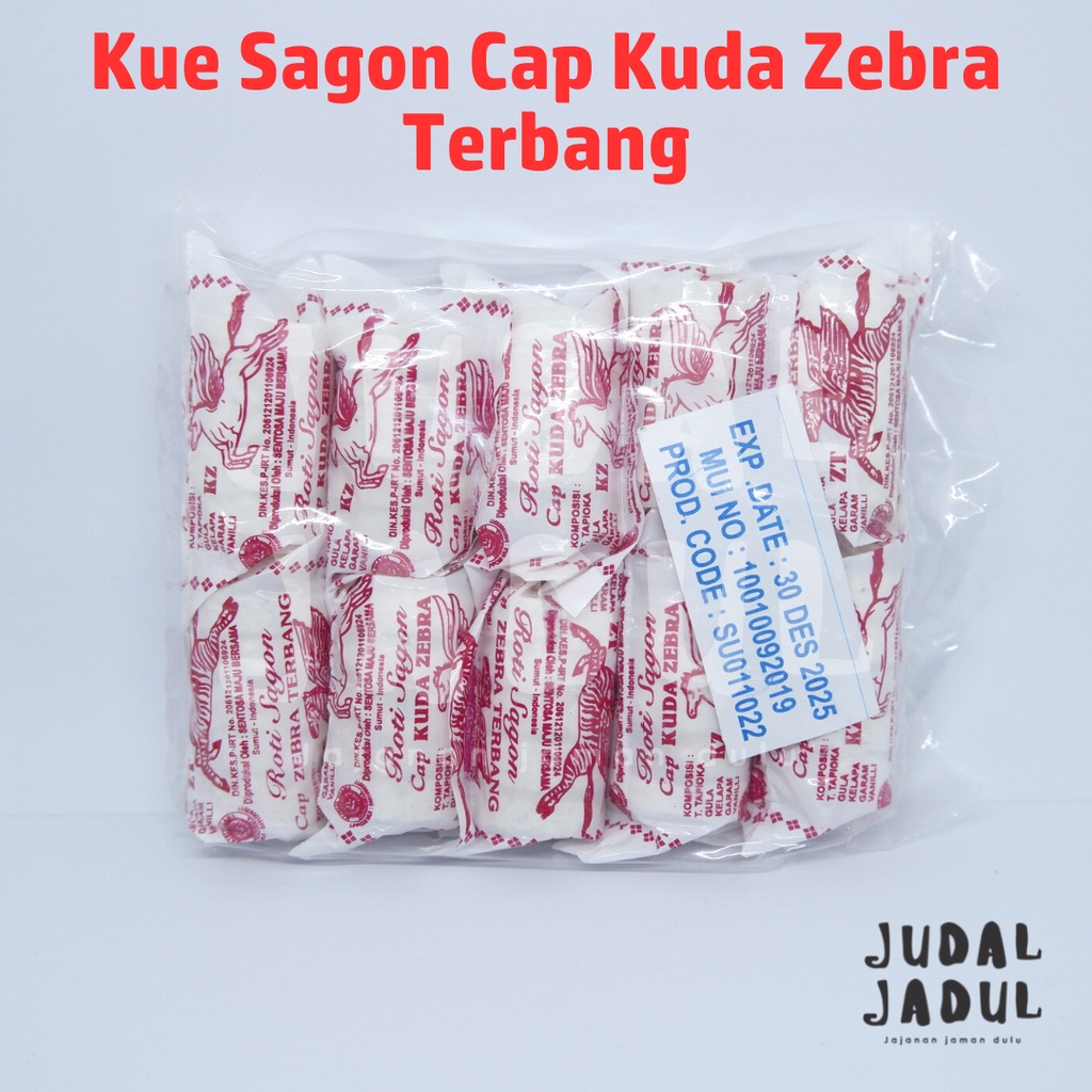 Jual Kue sagon cap zebra terbang / kue sagon jadul / sagon kering cap ...