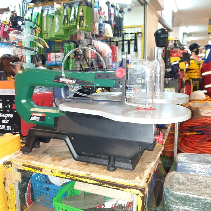 Jual Scroll Saw Modern / Gergaji Triplek / Gergaji Jigsaw Duduk 16 Inch ...