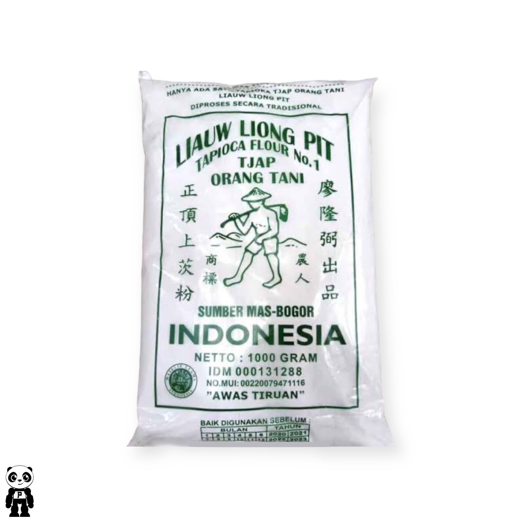 Jual Tepung Tapioka Liauw Liong Pit 1kg Tepung Kanji Cap Orang Tani ...
