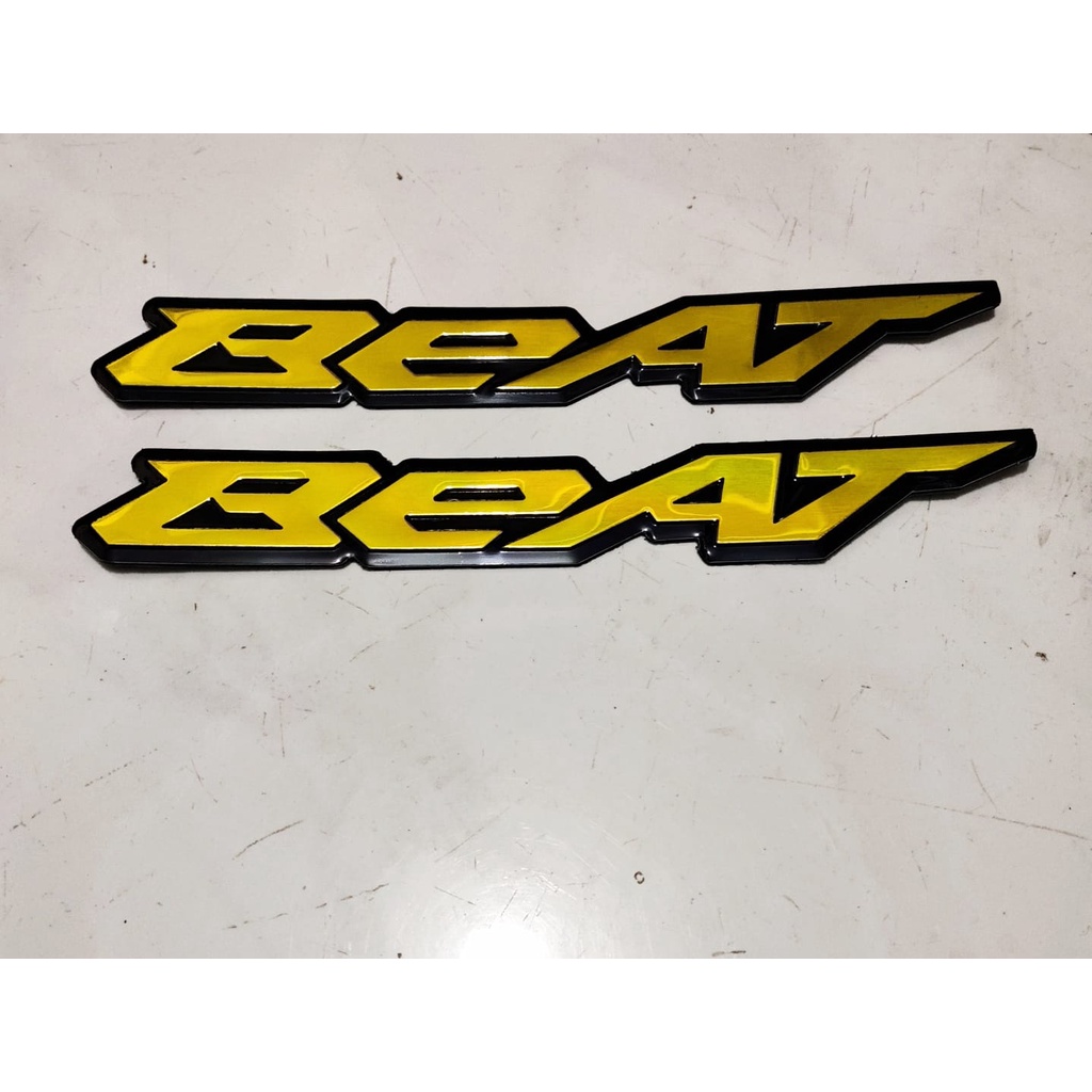 Jual EMBLEM BEAT TIMBUL LOGO BEAT BUKAN STIKER ATAU STICKER TIMBUL ...