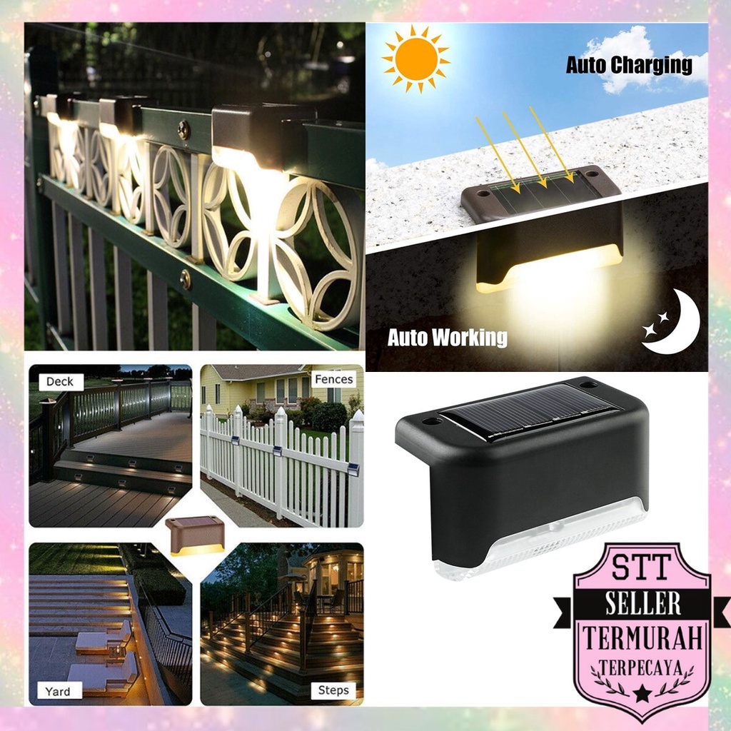 Jual STT Lampu Led Tangga Tenaga Surya Lampu Solar Outdoor Lampu Pagar ...