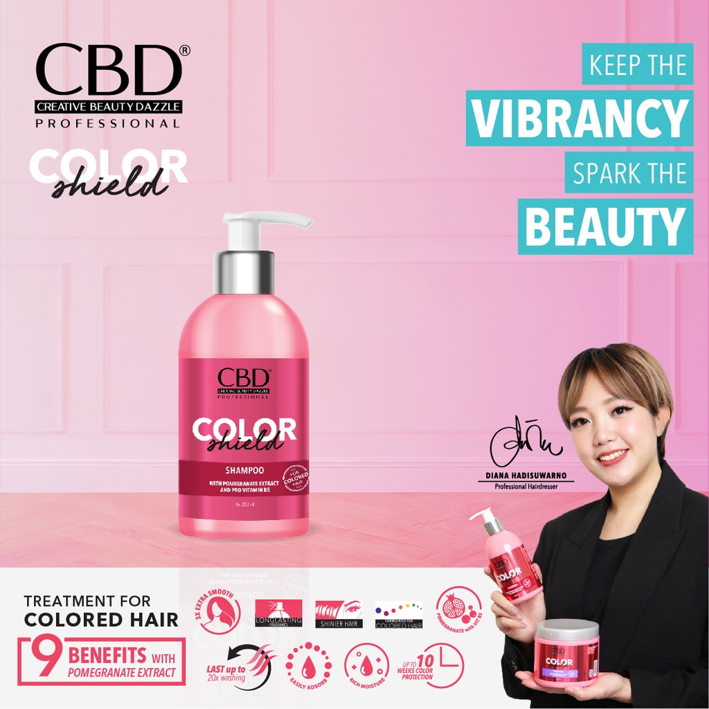 Jual CBD Color Shield Shampoo 250ml | Shopee Indonesia