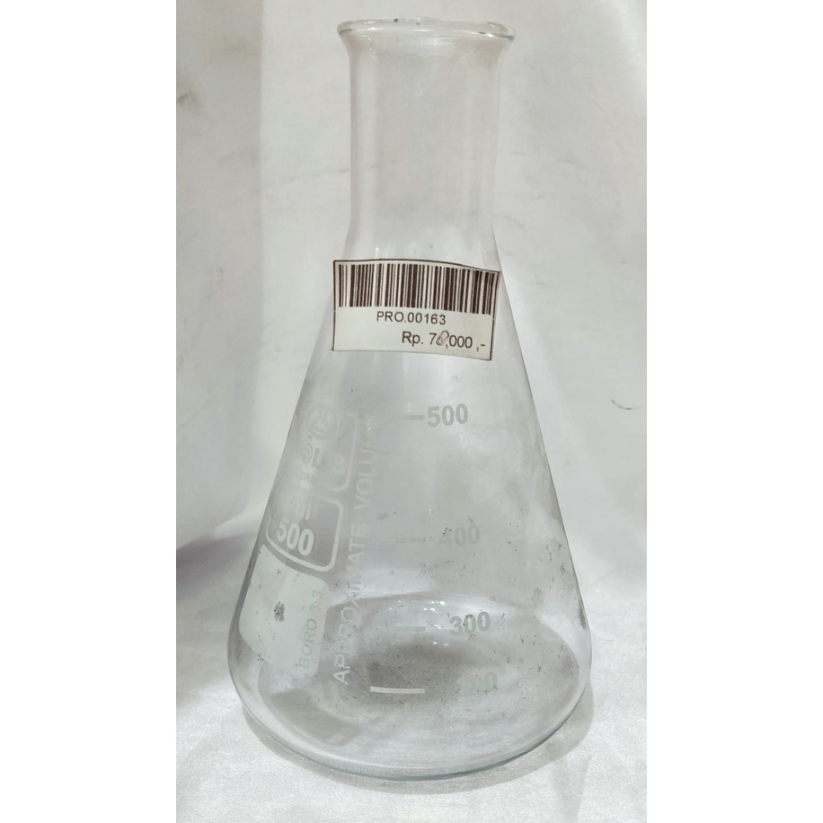 Jual ISOLAB ERLENMEYER GLASS MEDIUM NECK 500 ML | Shopee Indonesia