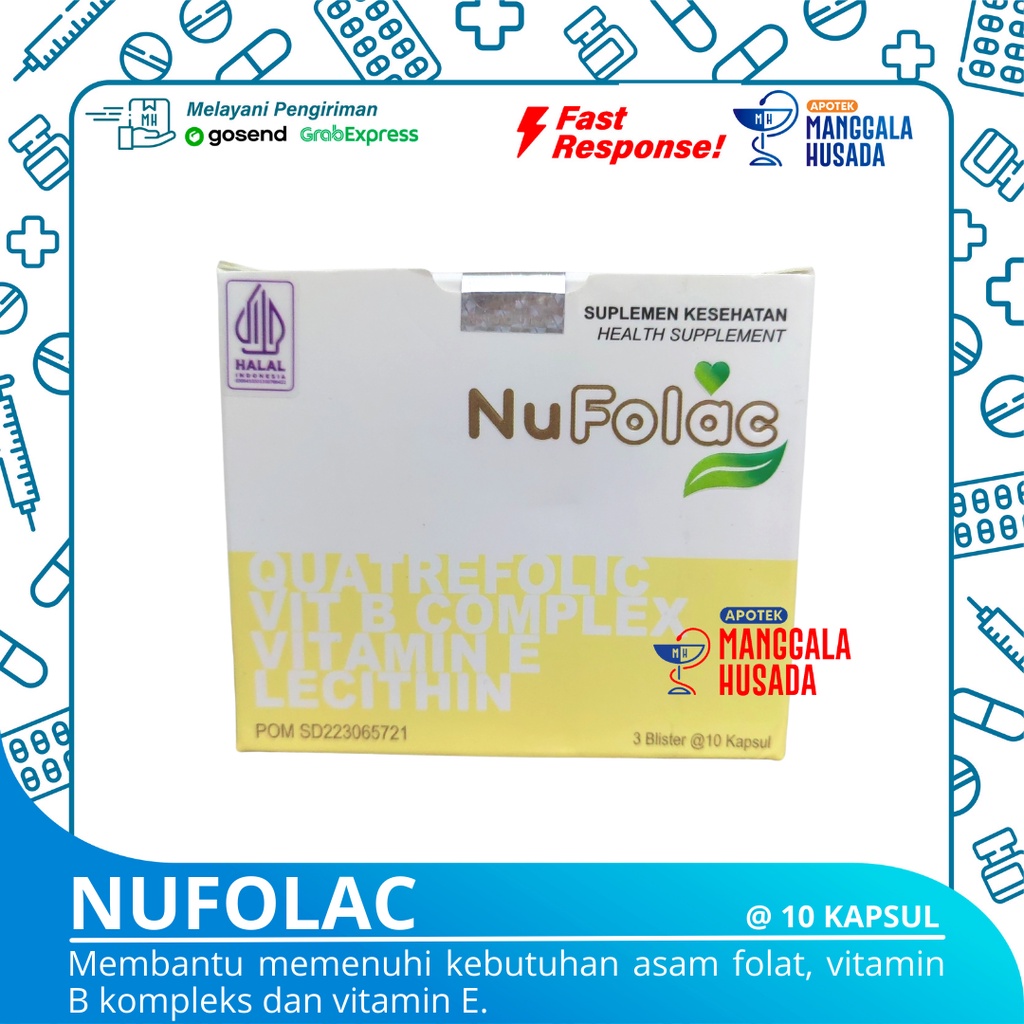 Jual NUFOLAC SUPLEMEN @ 10 KAPSUL | Shopee Indonesia
