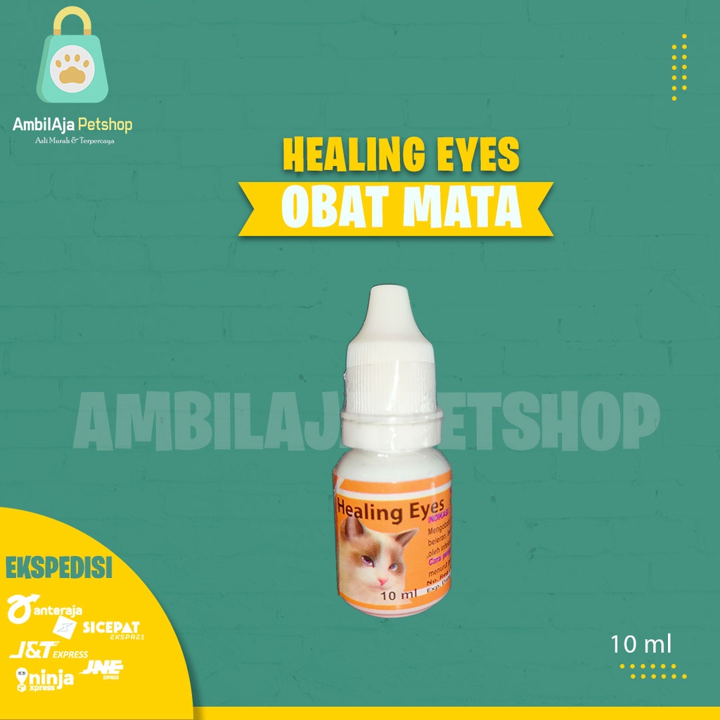 Jual Obat Mata / Tetes Mata untuk kucing - HEALING EYES drop 10ml ...